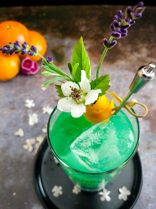 That's No Moon - Lavender Orange Highball - Cocktail Contessa