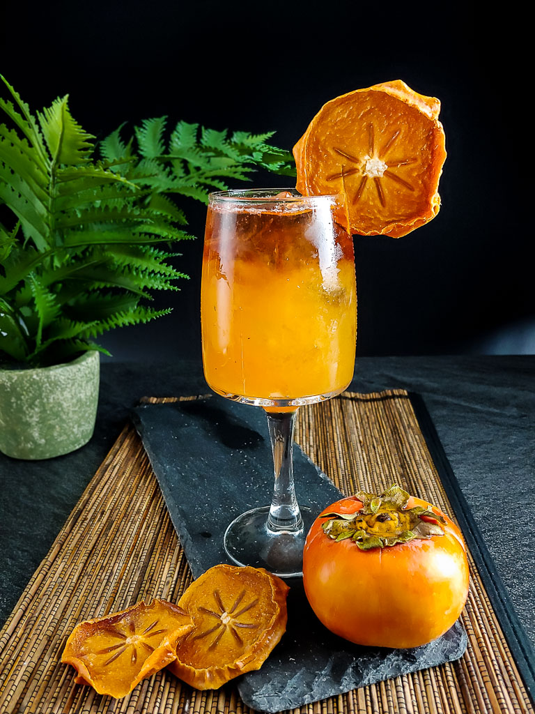 Persimmon Bourbon Cocktail - Cocktail Contessa