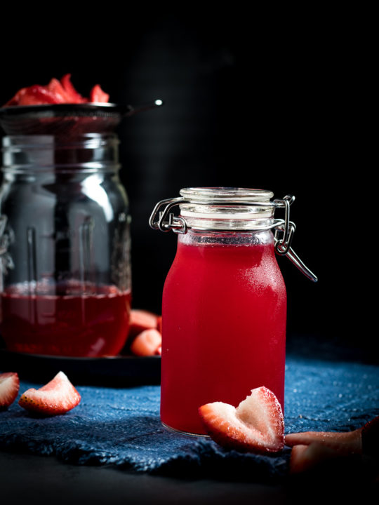 Easiest Ever Strawberry Syrup for Drinks - Cocktail Contessa
