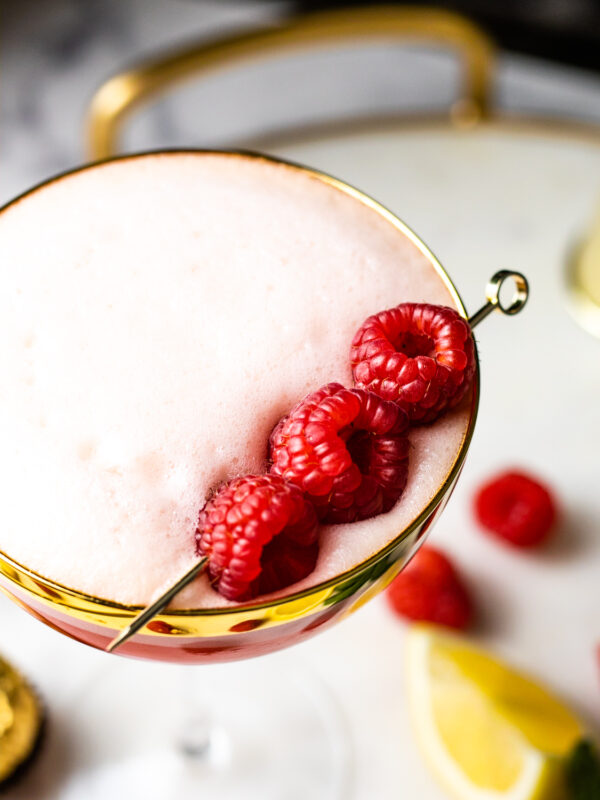 Win the Weekend with this Easy Raspberry Sour - Cocktail Contessa