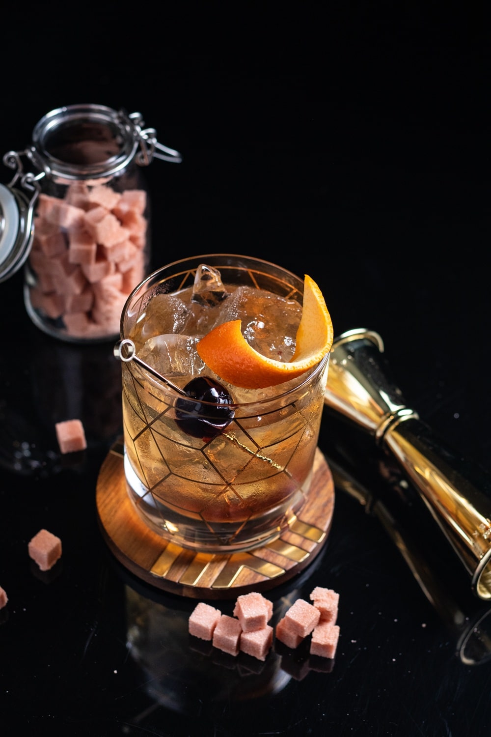 Bittered Sugar Cubes for Old Fashioneds - Cocktail Contessa